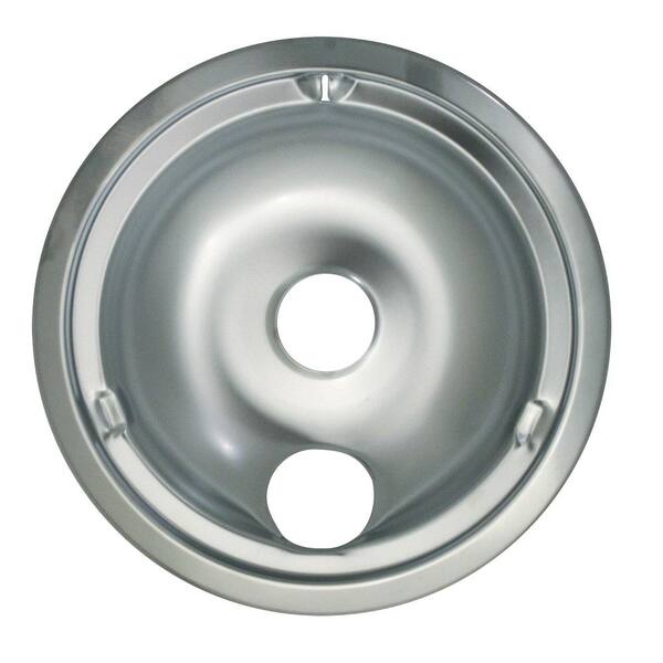 Range Kleen 8 in. Large Drip Bowl in Chrome (1-Pack) 180A - The Home Depot