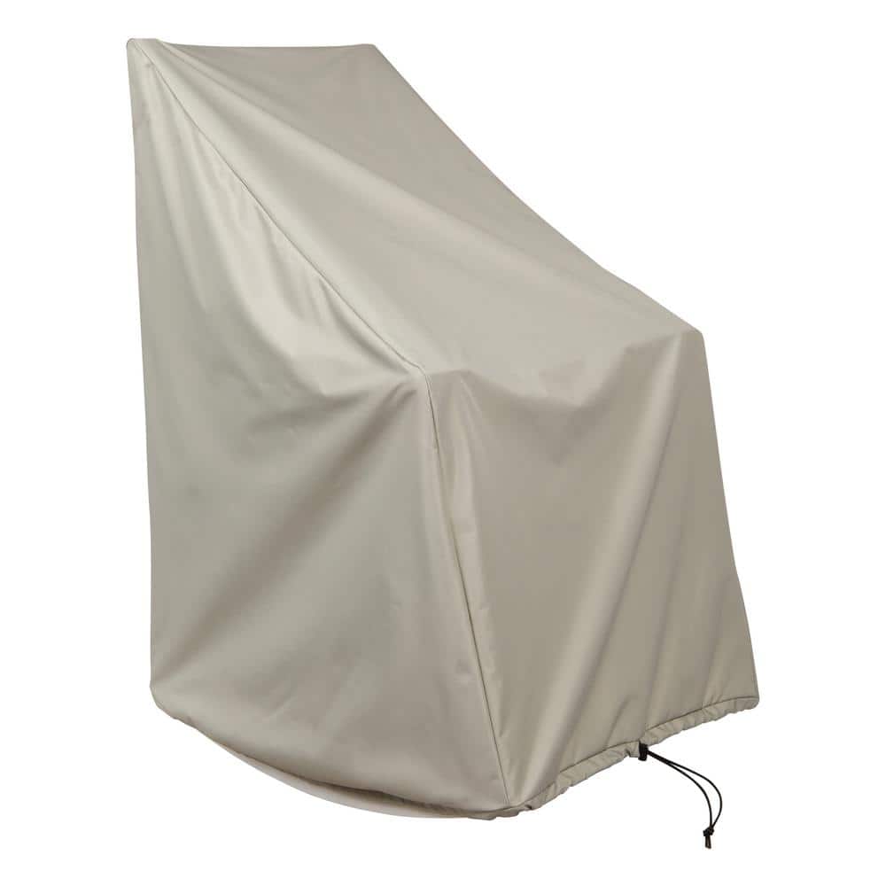 Shine Company 45.25 in. H Beige Polyester Weatherproof Outdoor Rocking ...