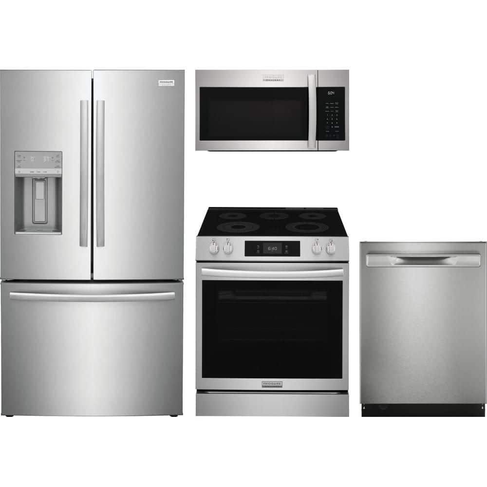 Frigidaire 28. cu. ft. Standard Depth Refrigerator with 5 Burner ...