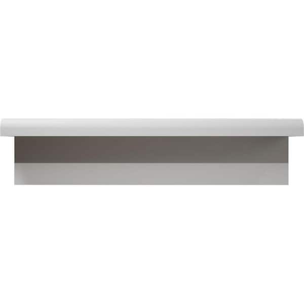 Royal Mouldings 6577 11/16 in. x 11/16in. x 8 ft. PVC Composite White ...