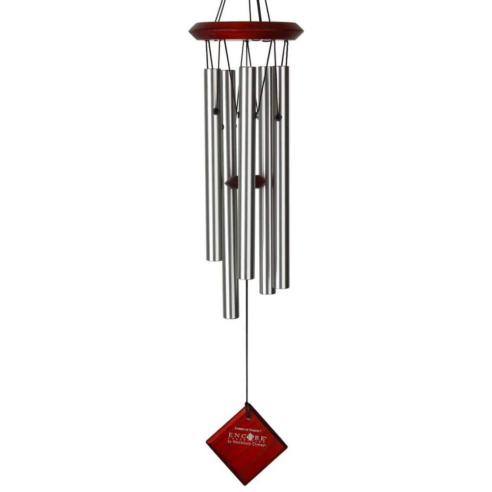 WOODSTOCK CHIMES Encore Collection, Chimes of Polaris, 22 in. Silver ...