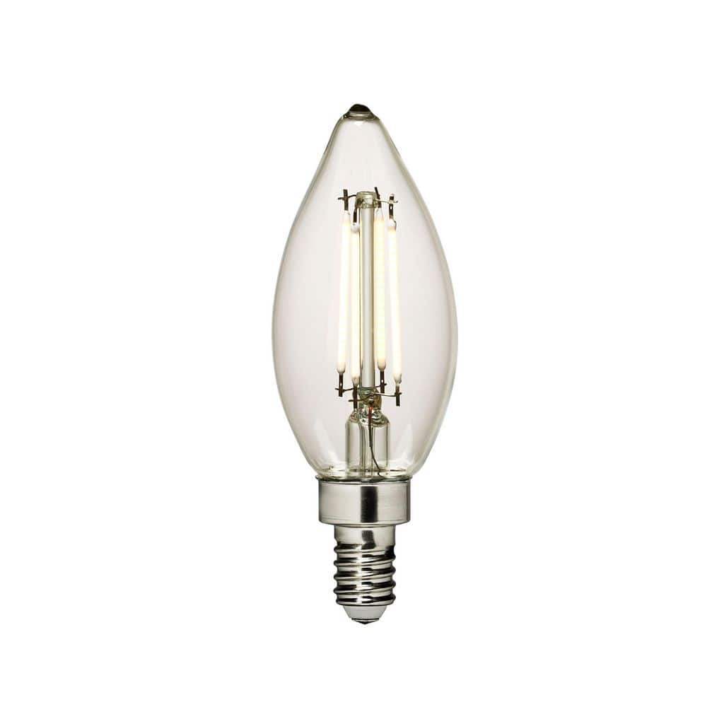 Generation Lighting 4-Watt Equivalent C11 Shape E12 Base Bright White ...