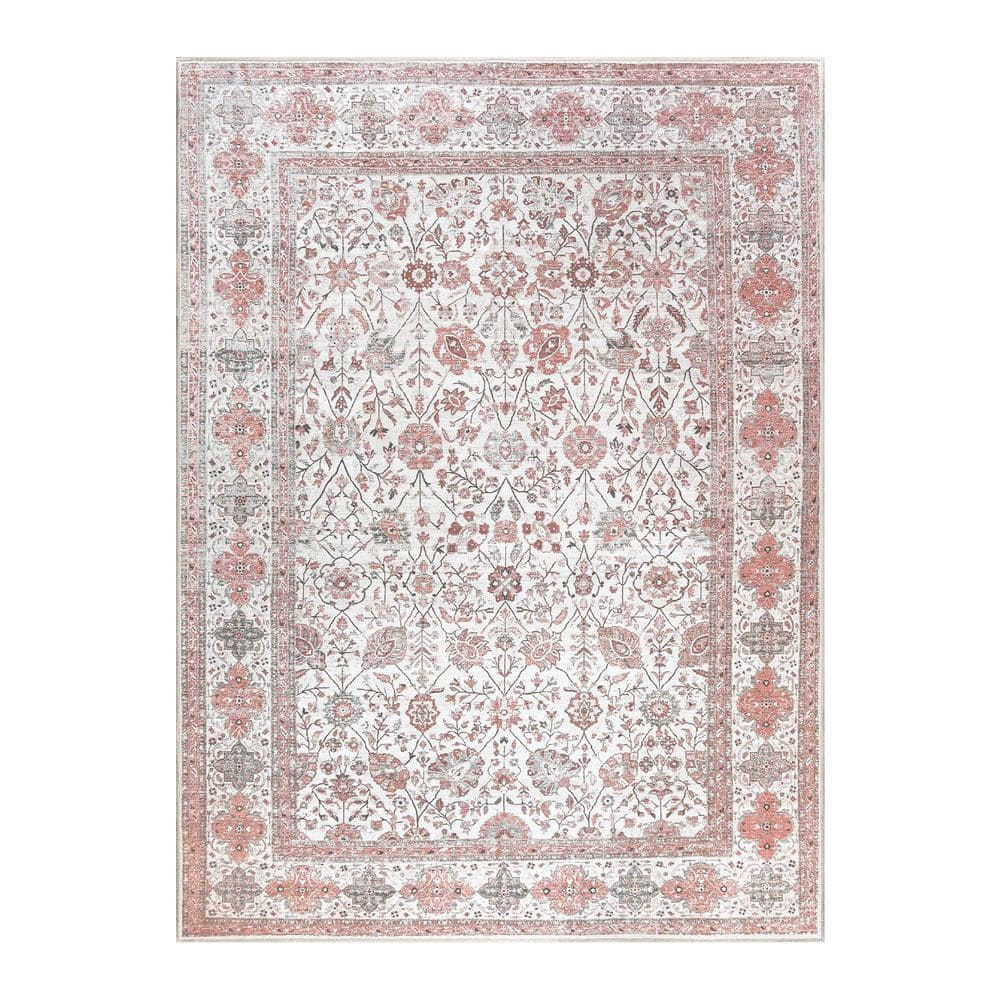 My Magic Carpet Lerik Multicolor Washable Rug 5 ft. x 7 ft. Area Rug ...