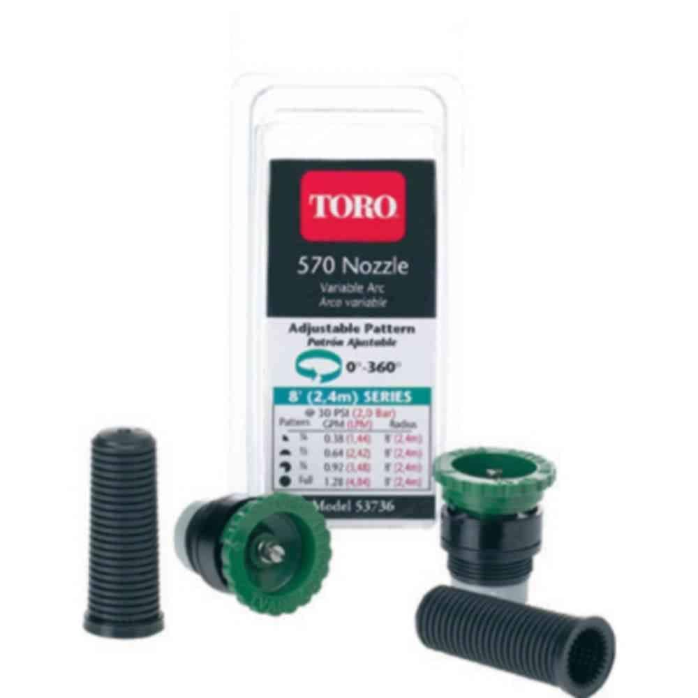 Toro 570 8 ft. 0-360 Degree Van Nozzle (2-Pack) 53736 - The Home Depot