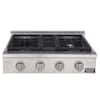 Kucht Professional 30 in. Propane Gas Range-Top with 4 Sealed Burners ...
