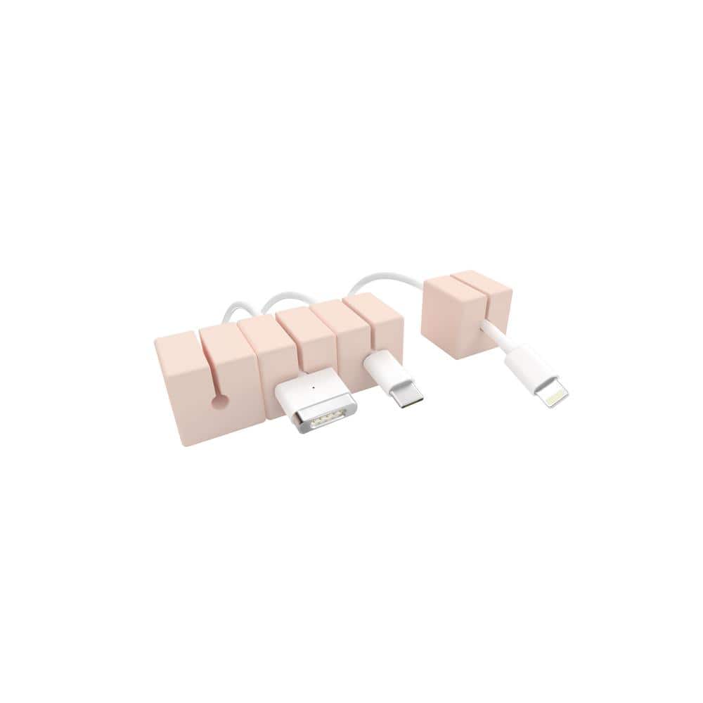 FUNCTION101 Pink Cable Blocks (4-Pack) F101-CBPNK - The Home Depot