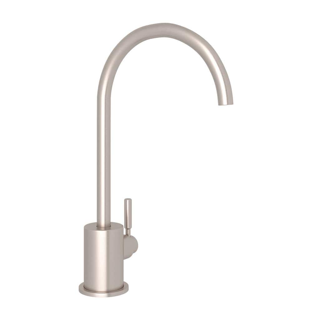 ROHL Lux Single Handle Standard Kitchen Faucet in Satin Nickel R7517STN ...