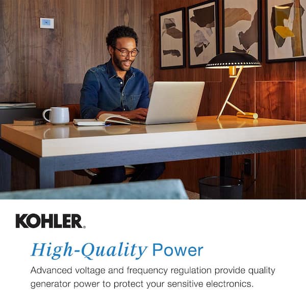 KOHLER 20,000-Watt Air-Cooled Whole House Generator 20RCA-QS6 - The ...