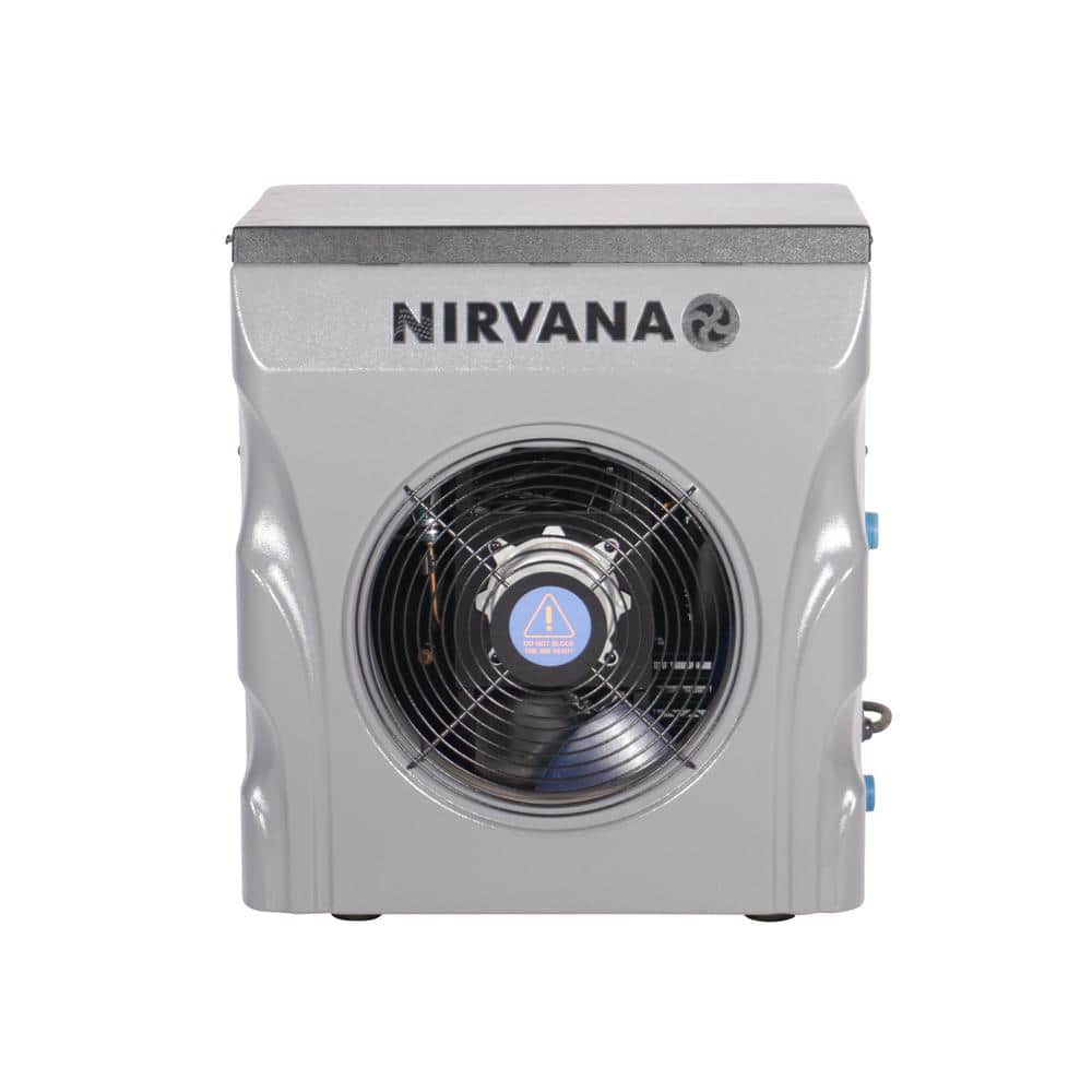 NIRVANA Trydent Series 19,800 BTU Above Ground Electric Heat Pump Pool Heater NE20_A - The Home ...