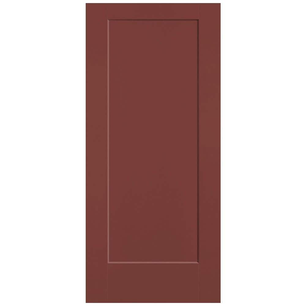 Masonite 36 in. x 80 in. 1-Panel Lincoln Park Single Bore Hollow Core ...