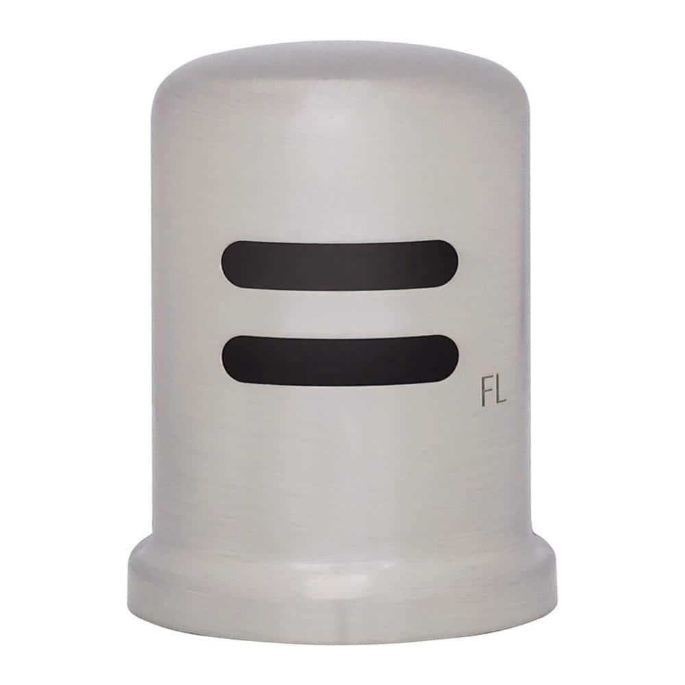 Westbrass 1-3/4 in. Heavy-Duty Skirted Brass Air Gap Cap Only in Satin ...