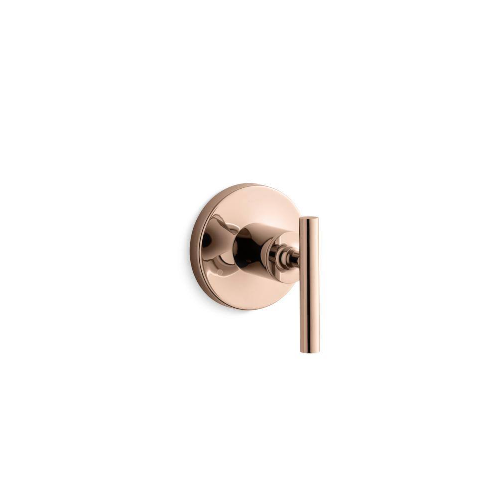 KOHLER Purist 1-Handle Valve Handle in Vibrant Rose Gold (Valve Not ...