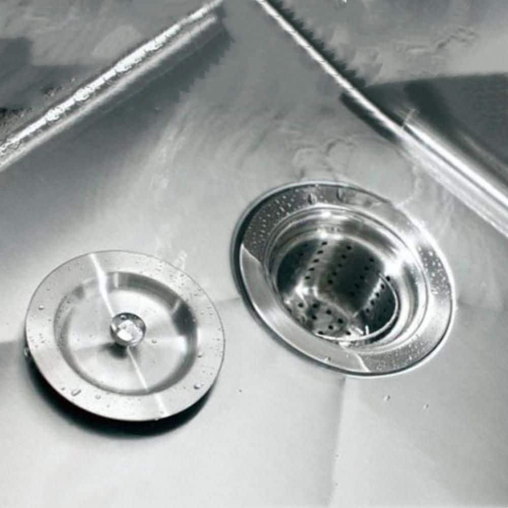 Wudkey 3-1/2 in. Sink Drain Assembly Kit, Removable Deep Sink Strainer ...