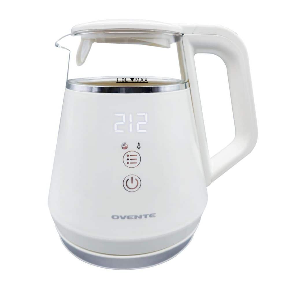 OVENTE Electric Kettle with 5-Temperature Control Presets 5-Hour Keep ...