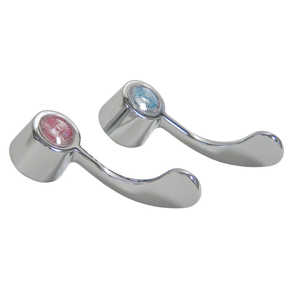 Gerber Pair of Handles in Chrome KGR98-879 - The Home Depot