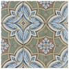 Merola Tile Harmonia Grove Green 4 in. x 13 in. Ceramic Floor and Wall ...