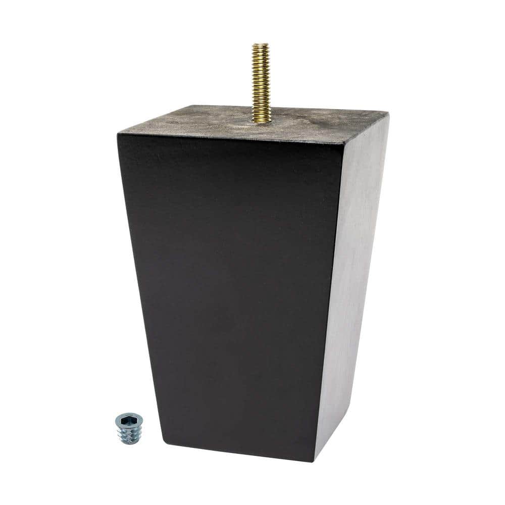 American Pro Decor 5 in. x 3-3/4 in. Stained Espresso Solid Hardwood ...