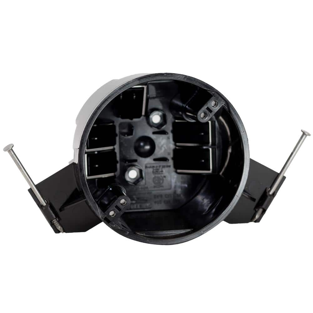 Cantex New Work 25 cu. in. Heavy Wall Nail-on Round Electrical Ceiling ...