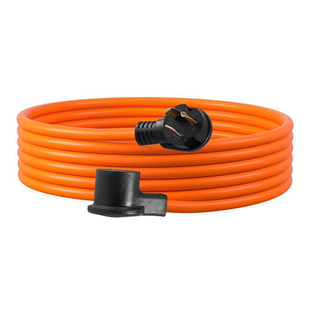 GIVIMO 25 ft. 10 / 3 STW 30 Amp Orange Replacement Dryer Extension Cord ...