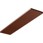 Ekena Millwork 3 in. x 0.25 in. x 12 in. Steel Hammered Copper Logan ...