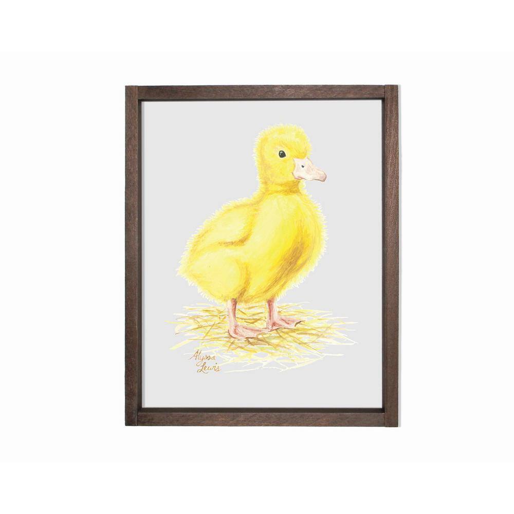 Barnyard Littles Duckling Farmhouse Decorative Sign 11 in. x 14 in. FH1 ...