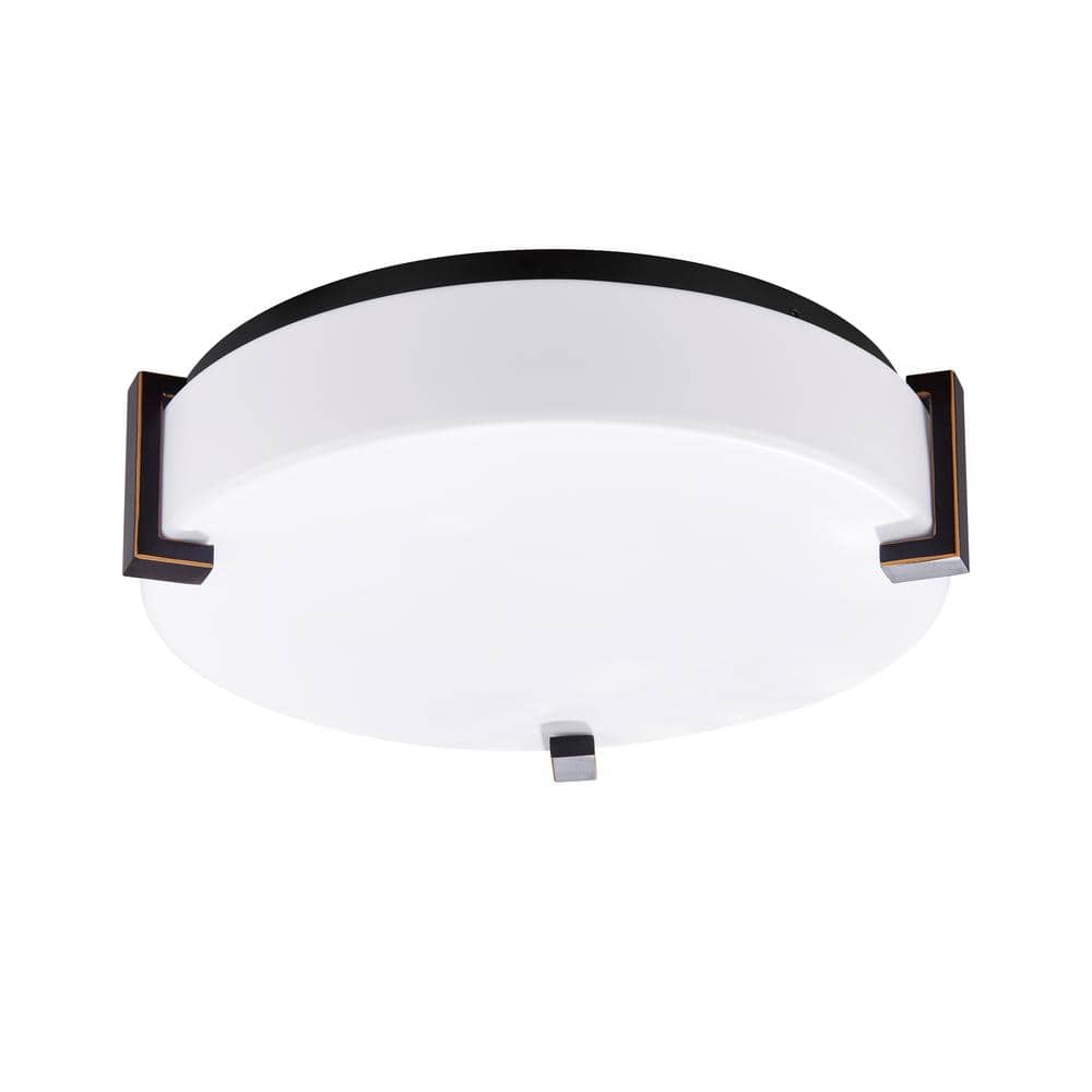 Bromi Design harlna 2-Light 13.70 in. Dia Flush Mount Ceiling Fixture ...