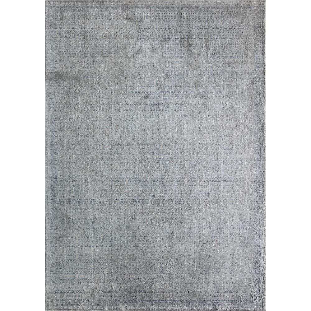 Rugs America Juliette Ice Mist White 2 ft. X 8 ft. Area Rug RA30850 ...