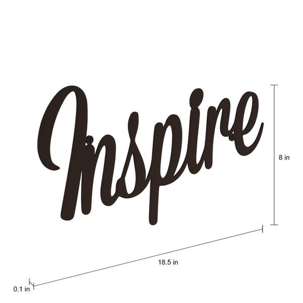 The Word Inspire In Cursive