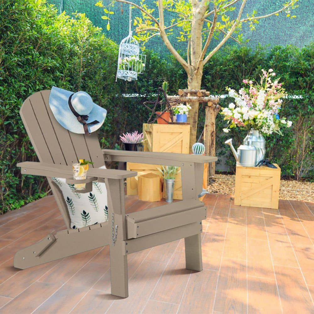 MIRAFIT Outdoor Composite Classic Adirondack Chair, All-Weather ...