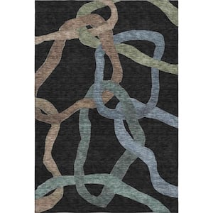 Addison Rugs Mayfield Premium Machine Washable Abstract AMF2394 Beige ...