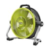 RYOBI ONE+ 18V Cordless Hybrid WHISPER SERIES 14 in. Air Cannon Fan ...