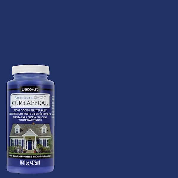 Americana Decor Curb Appeal 16 oz. Hampton Blue Acrylic Paint ADCA18-R1 ...