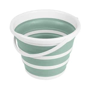 SIMPLIFY 10L Collapsible Square in White/Grey Bucket 27063-SQUARE - The ...
