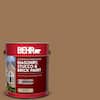 BEHR 1 gal. #PPU4-02 Coco Rum Satin Interior/Exterior Masonry, Stucco ...