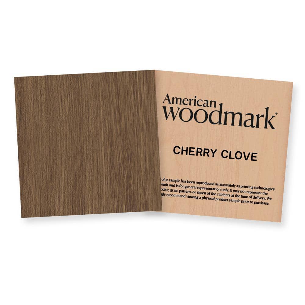American Woodmark Finish Chip 3-3/4-in. W x 3-3/4-in. H in Cherry Clove ...