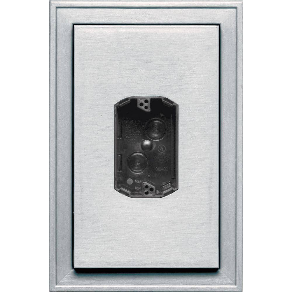 Builders Edge 8.125 in. x 12 in. #030 Paintable Jumbo Electrical ...