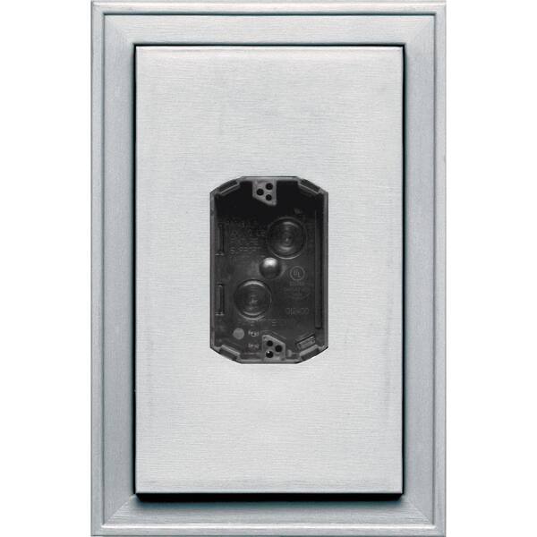 Builders Edge 8.125 in. x 12 in. #030 Paintable Jumbo Electrical ...