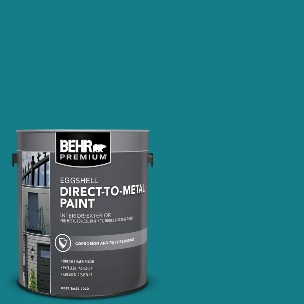 BEHR PREMIUM 1 gal. #PPU13-01 Caribe Eggshell Direct to Metal Interior ...
