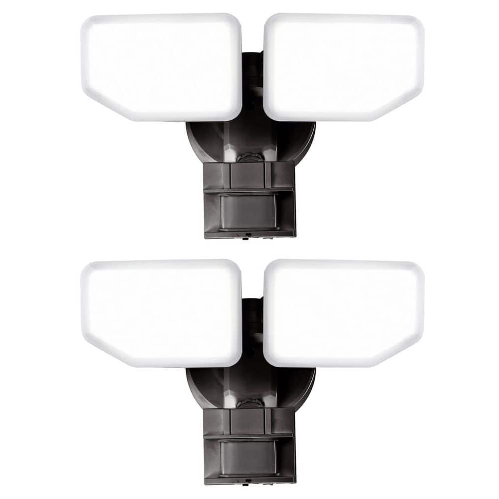 Reviews for AWSENS 30-Watt 2600 Lumen 180° Bronze Dusk to Dawn Motion ...