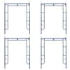 MetalTech Saferstack 6.4 ft. x 5 ft. Mason Walk-Through Arch Scaffold ...
