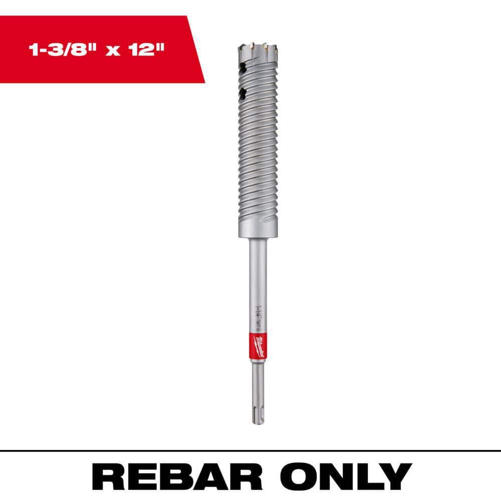 Milwaukee 1-3/8 in. x 12 in. SDS-Plus Rebar Cutter 48-20-6733 - The ...