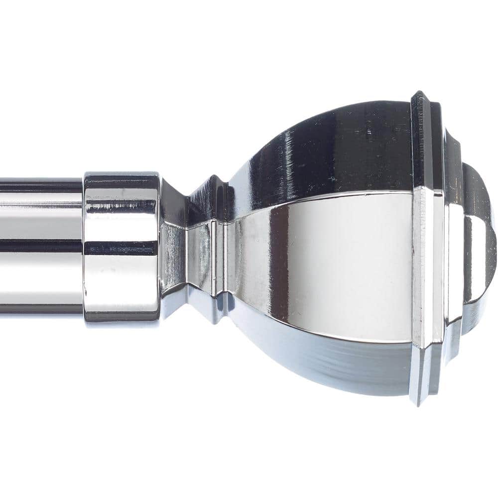 Art Decor 10 ft. Non-Telescoping Drapery Single Rod 1 1/8 in. with ...