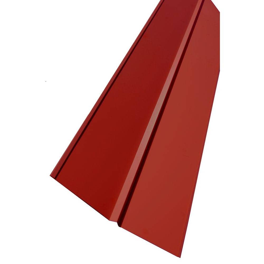 10 ft. Terra Cotta 26-Gauge Galvanized Steel Valley Trim TRIM/V26/TCO ...