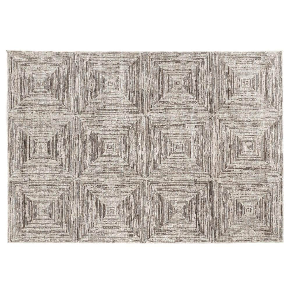 Home Decorators Collection Catalina Gray 5 ft.3 in. X 7 ft. 3 in ...