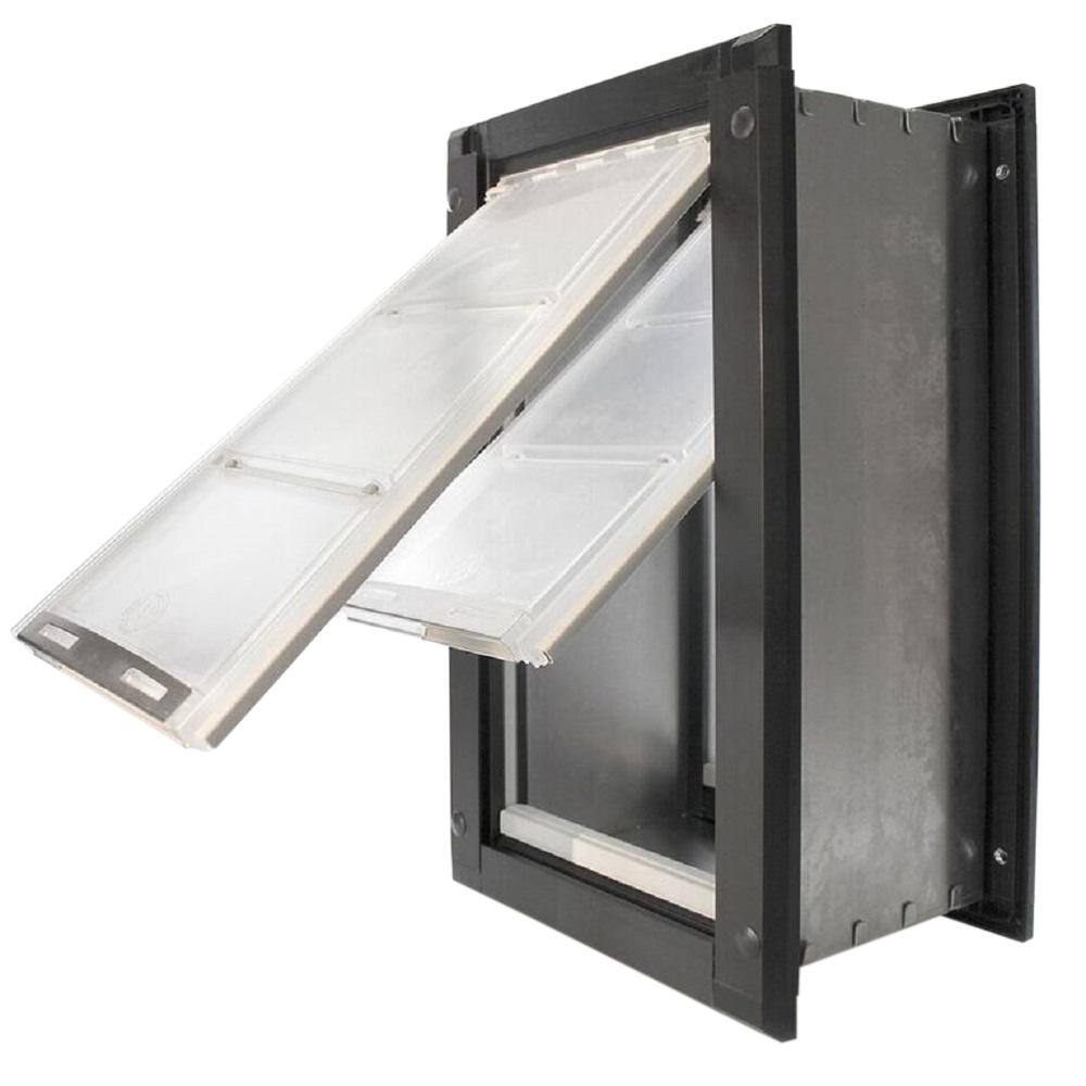Endura Flap 8 in. x 14 in. Medium Double Flap for Walls with Black ...