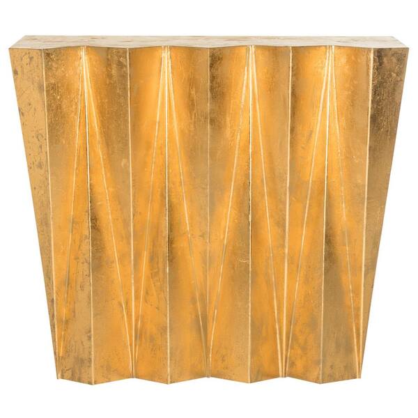 SAFAVIEH Gisela 36 in. Gold Rectangle Console Table FOX3244A - The Home ...