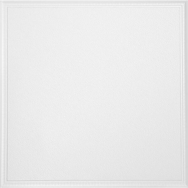 Armstrong CEILINGS Fluted 2 ft. x 2 ft. Flush Tegular Lay-In Ceiling ...