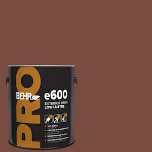 BEHR PRO 5 gal. #S170-7 Dark Cherry Mocha Low Luster Exterior Paint ...