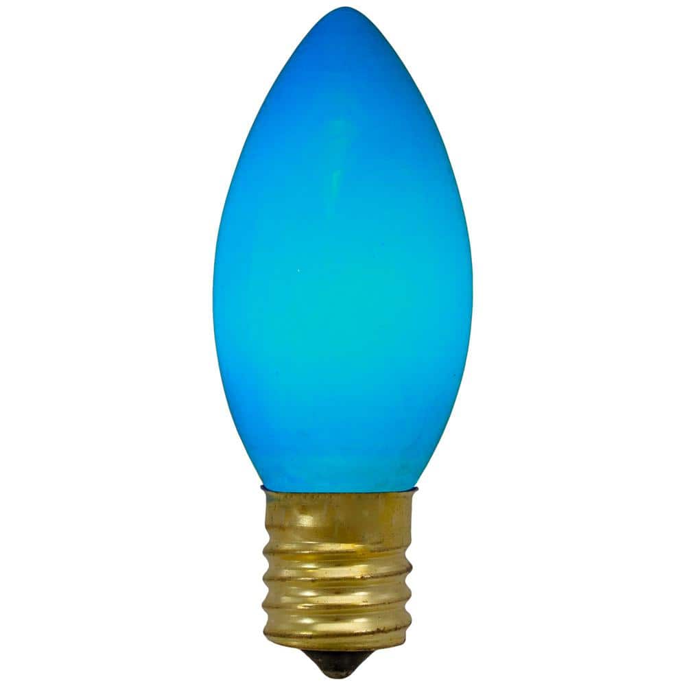 Northlight C9 Blue Opaque Christmas Replacement Bulbs (Pack of 4 ...