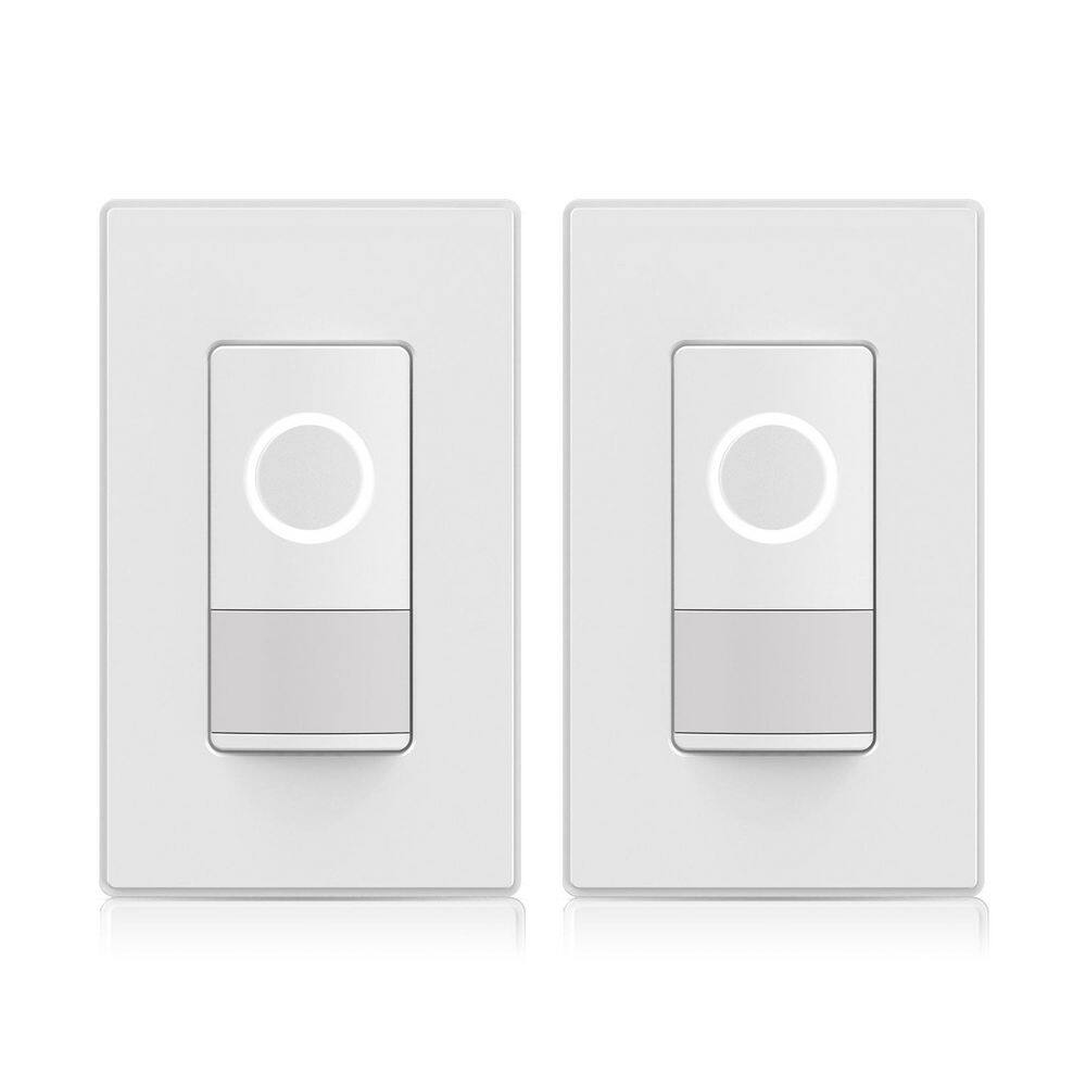 ELEGRP Smart Sensor Light Switch Single Pole, 2. 4GHz Wi-Fi Dimmer ...